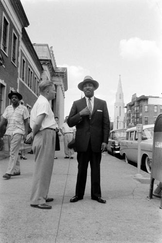 Photos - Martin Luther King at Bus Boycott, Montgomery, Alabama, 1958 #1226