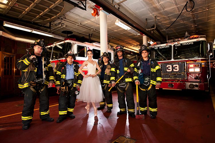 Photos - Ballerina Jenifer Ringer with Ladder #9, Engine 33, 2011 #1750